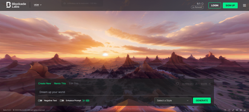Skybox AI by Blockade Labs
