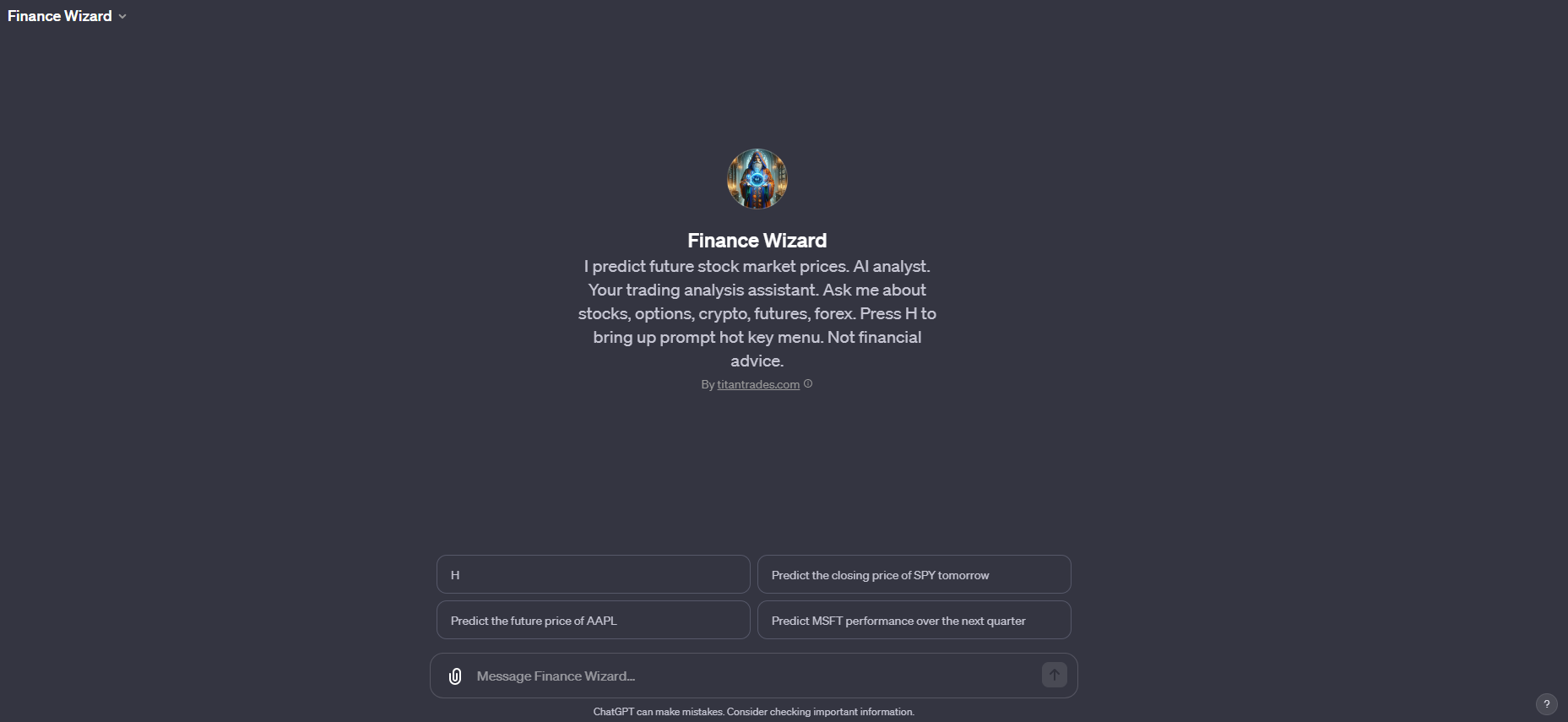 Finance Wizard