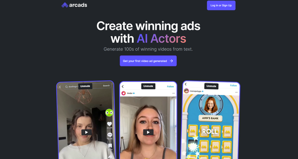 Arcads AI : Video Ad Master